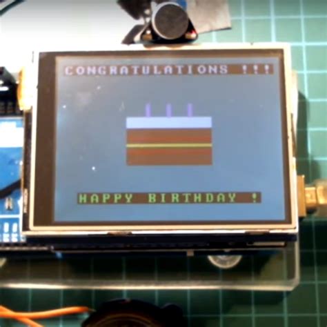 the arduino birthday cake is no lie