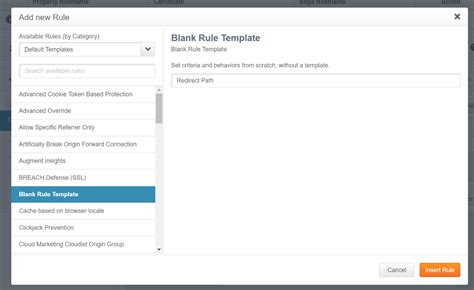 How To Setup Redirect Rule Based On Path Match