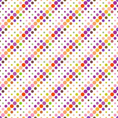 Abstract Seamless Geometrical Dot Pattern Background Design Stock