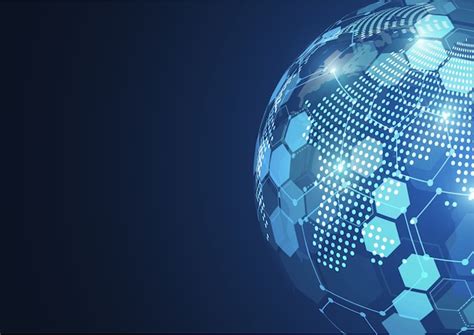 Conexión De Red Global Vector Premium