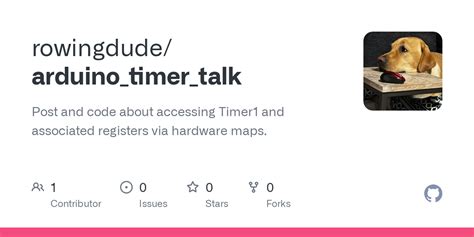 Github Rowingdudearduinotimertalk Post And Code About Accessing Timer1 And Associated