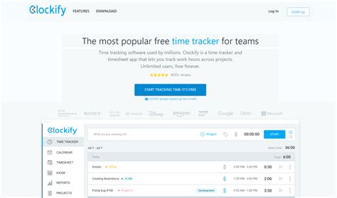 Github Sukanta Clockify Clone Free Time Tracker Clockify Is The Most Popular Free Time