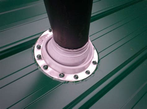 Is This An Acceptable Method Of Flashing Penetrations On A Metal Roof