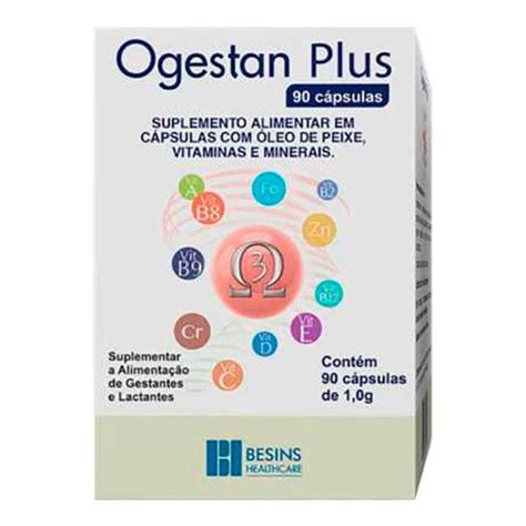 Ogestan Plus 720mg Com 90 Cápsulas Farmagora