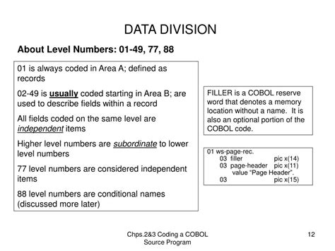 Ppt Coding A Cobol Source Program See B Powerpoint