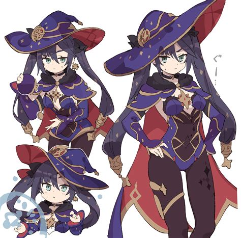 Mona Genshin Impact Drawn By Freenote Mr Danbooru