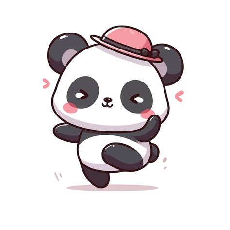 Premium Vector Printcute Panda Dance