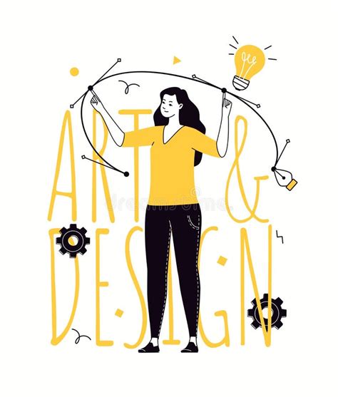 Designer Draws Sketch In Vector Program With Pen Working On Design