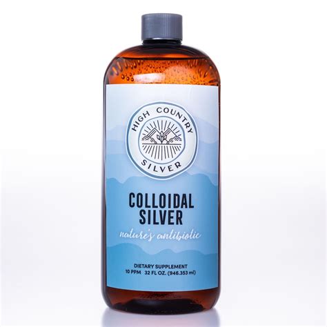 Colloidal Silver Nano Silver Solution Immune Support Ionic Colloidal