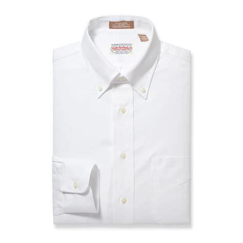 Button Down Cambridge Oxford Dress Shirt White