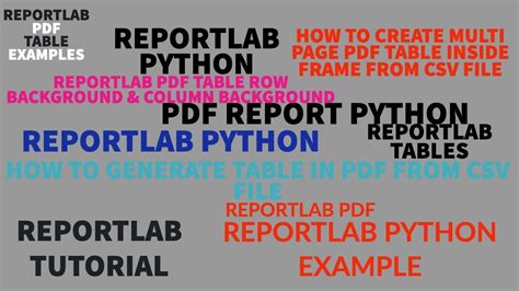 Reportlabreportlab Python Tutorialhow To Generate Table Inside Frame