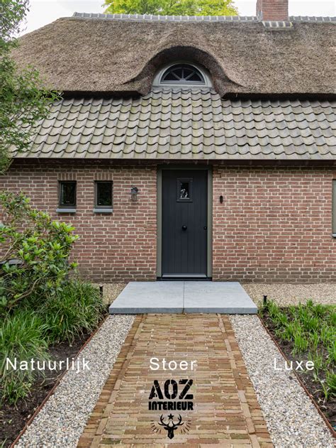 Woonboerderij Met Allure Boerderij Buitenkant Veranda Ontwerp Buiten Haard