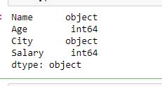 在Python Pandas中获取列的数据类型 极客教程