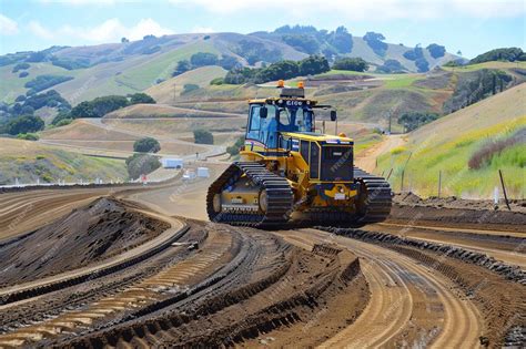 Premium Photo Building Better Roads Grader Brilliance Captured Best