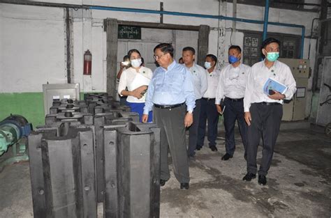 ပြည်ထောင်စုဝန်ကြီး ဒေါက်တာချာလီသန်း ရန်ကုန်တိုင်းဒေသကြီးအတွင်းရှိ စက