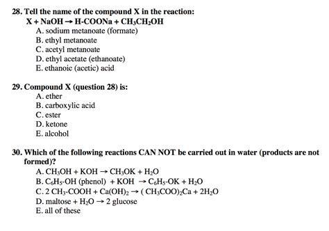 Solved Tell The Name Of The Compound X In The Reaction Chegg Com