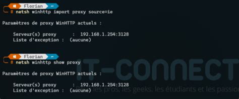powershell derrière un proxy que faire