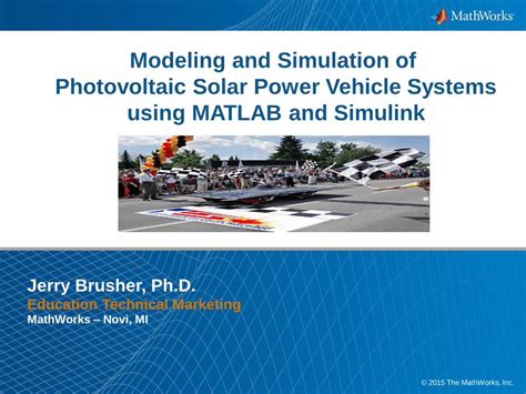 Pdf Modeling And Simulation Of Photovoltaic Solar Power