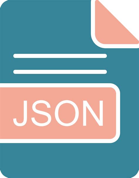 JSON File Format Glyph Two Color Icon Vector Art At Vecteezy