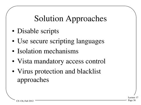 Web Security CS 136 Computer Security Peter Reiher November 29 Ppt