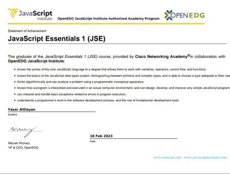 Yaser Alelayan On Linkedin Experience Javascript Cisco