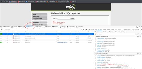 利用sqlmap结合dvwa靶场进行sql注入 Gweek Posthub