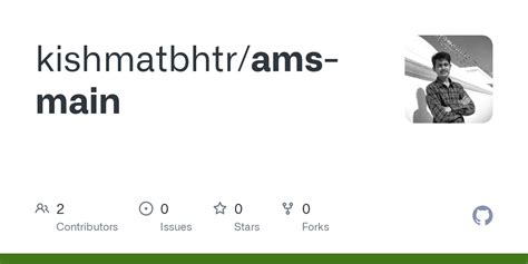 Github Kishmatbhtrams Main