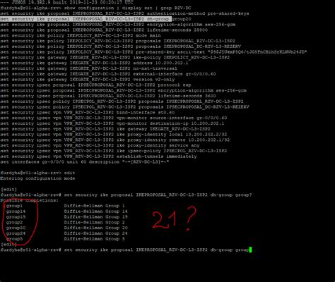 VPN IPSEC ECP Or MODP Encryption SRX