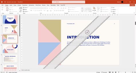 2 Ways To Display Ruler In PowerPoint Vegaslide