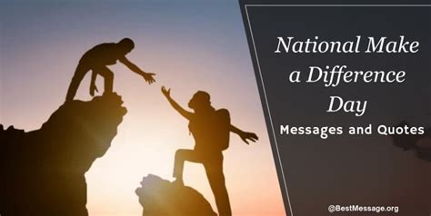 National Make A Difference Day Messages And Quotes 25 October National Make A Difference Day Messages And Quotes 25 October