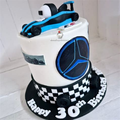 Mercedes F1 Racing Birthday Cake Baked By Nataleen