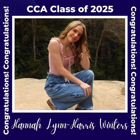 Calvary Celebrating Cca Seniors Class Of 2025 Hannah Lynn Harris
