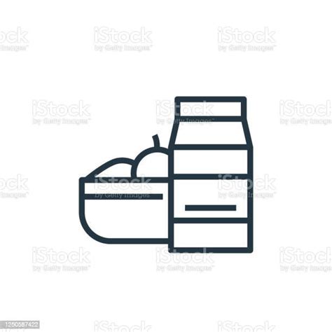 음식 벡터 아이콘입니다 음식 편집 가능한 뇌졸중 웹 및 모바일 앱 로고 인쇄 매체에 사용하기 위한 식품 선형 기호입니다 얇은 선 그림 벡터 격리 된 윤곽선 도면입니다 고기에