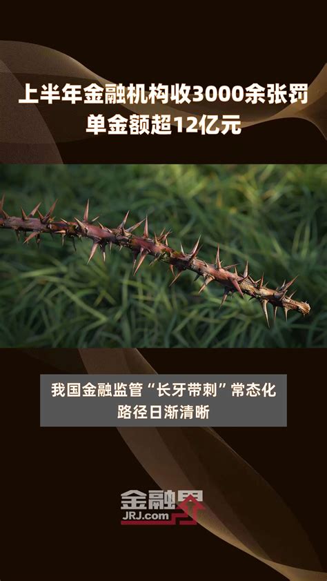 上半年金融机构收3000余张罚单金额超12亿元 快报凤凰网视频凤凰网