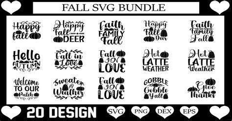 Fall Svg Bundle Bundle · Creative Fabrica