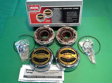 Warn Premium Locking Hub Set 20990 For Dana 30 Dana 44 Gm 10 Bolt