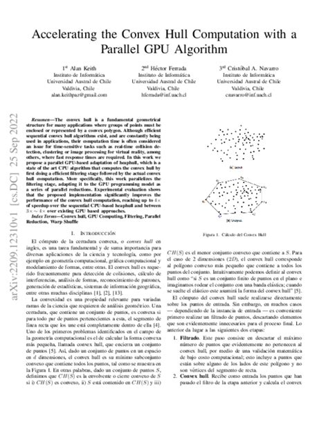Pdf Accelerating The Convex Hull Computation With A Parallel Gpu Algorithm