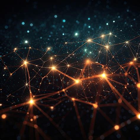 Premium Ai Image Abstract Polygonal Space Background With Connecting Dots And Lines Connection