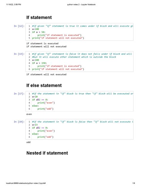 Python Day 2 Practical Notes Pdf Computer Programming Computing