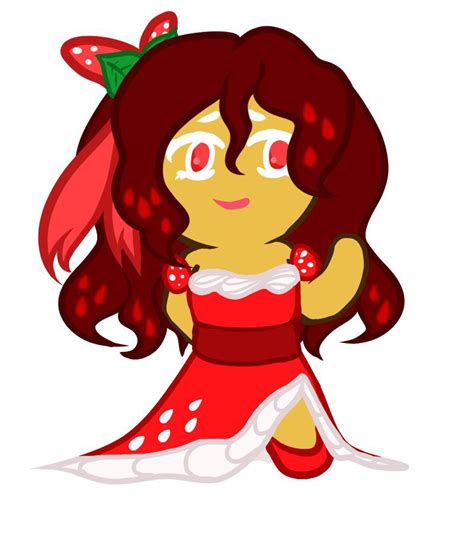 My First Cookie Run Oc Her Name Is Strawberry Shortcake Cookie R