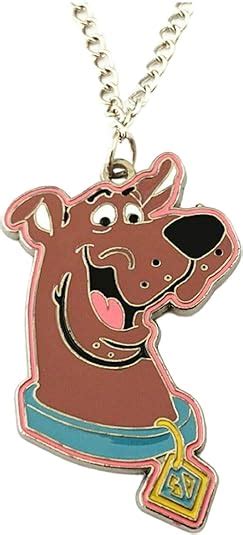 Ec Trading Scooby Doo Character Head Enamel Metal Pendant