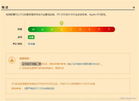 微信小程序证书评级导致接口无法访问问题微信小程序域名配置了dv Ssl证书还是不好用检测提示证书链不完整 Csdn博客