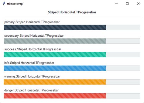 Progressbar Ttkbootstrap Documentation