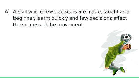 Gcse Pe Classification Of Skills Revision Cards Teaching Resources