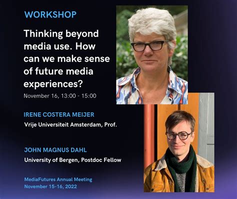 Sfi Mediafutures On Linkedin Media Future Workshop Annnualmeeting