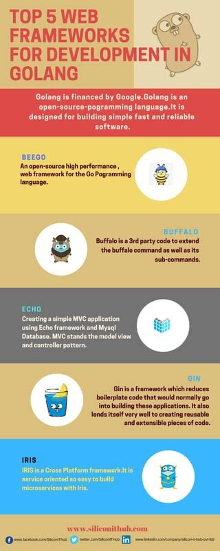 Top 5 Frameworks For Web Development In Go Language Pdf Programming