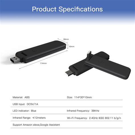 Wifi Usb Smart Ir Rf Remote Wireless Universal Infrared Controller Moes