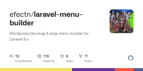 Github Efectnlaravel Menu Builder Wordpress Like Drag And Drop Menu