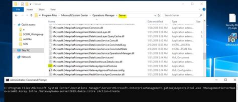 Scom 2019 Gateway Server Install Scom