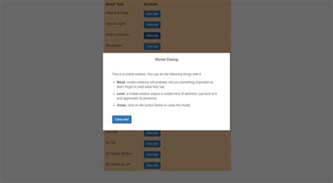 16种弹窗提示框闪出效果基于bootstrap框架 弹窗浮层 站长图库